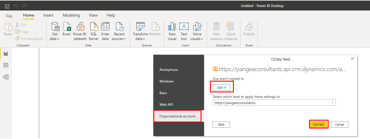Power BI Desktop with Microsoft Dynamics 365 integration - Microsoft ...